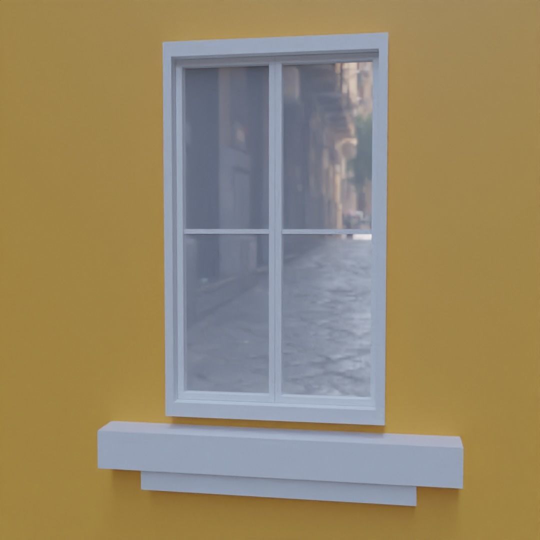 Low poly window 3 Cartagena 3D asset | CGTrader