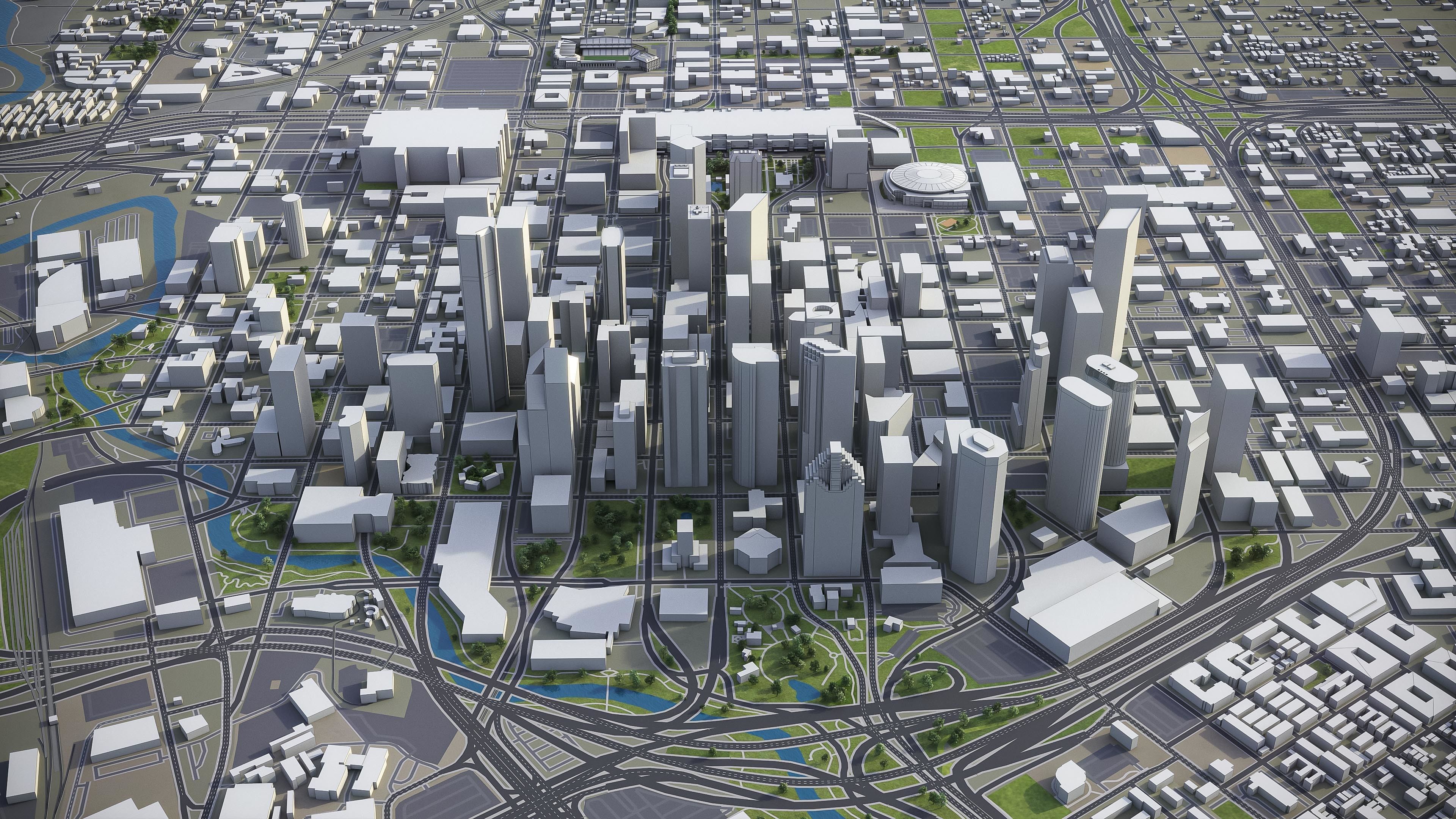 Greater Houston - metropolitan area 3D Model Collection | CGTrader