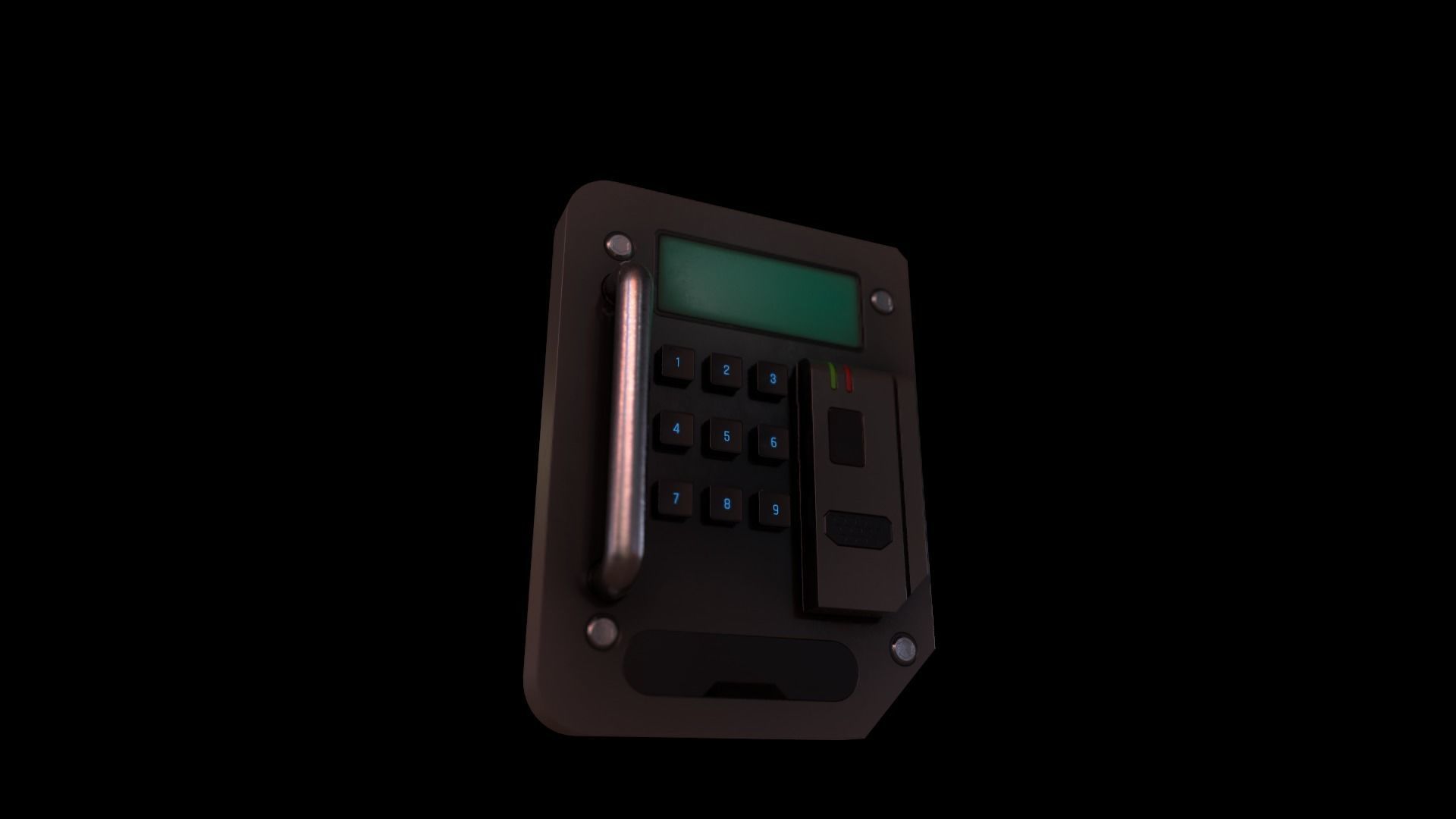 3D model Sci-Fi Codelock Low-poly PBR VR / AR / low-poly | CGTrader
