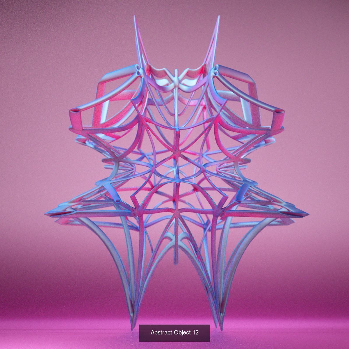 12 Abstract Objects 3D Model Collection | CGTrader