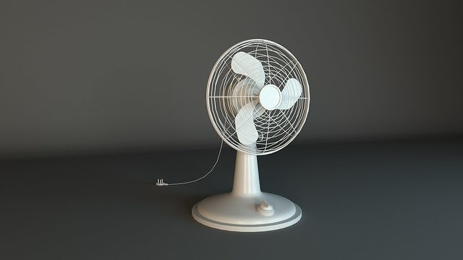 Retro Fan 3d Model 3D model | CGTrader