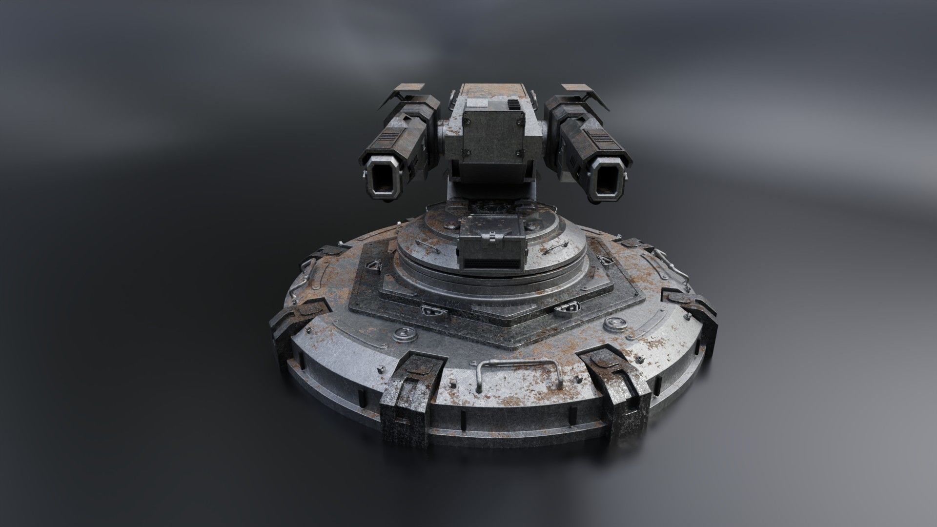 Futuristic Cannon 3D model | CGTrader
