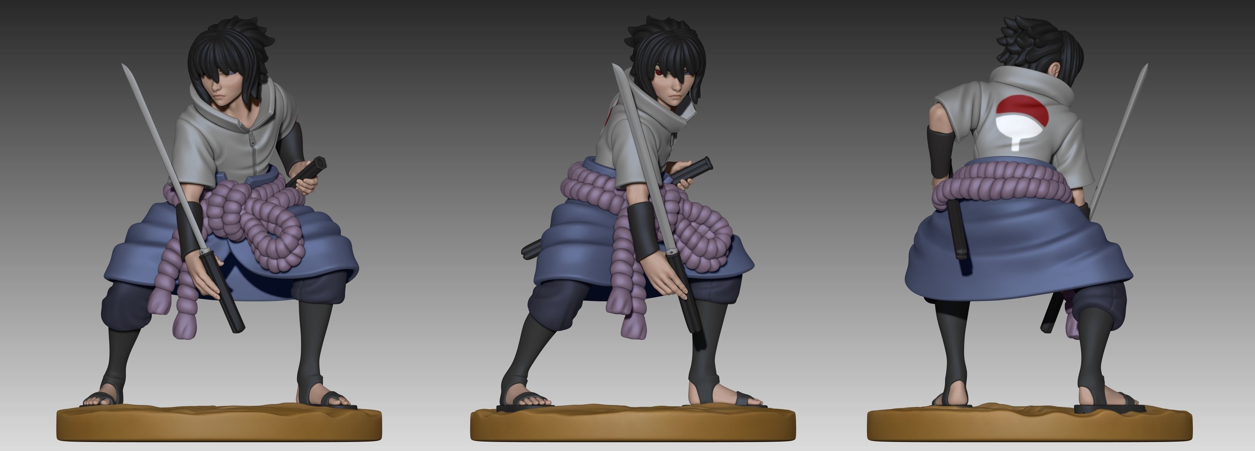 Sasuke 3D model 3D printable | CGTrader