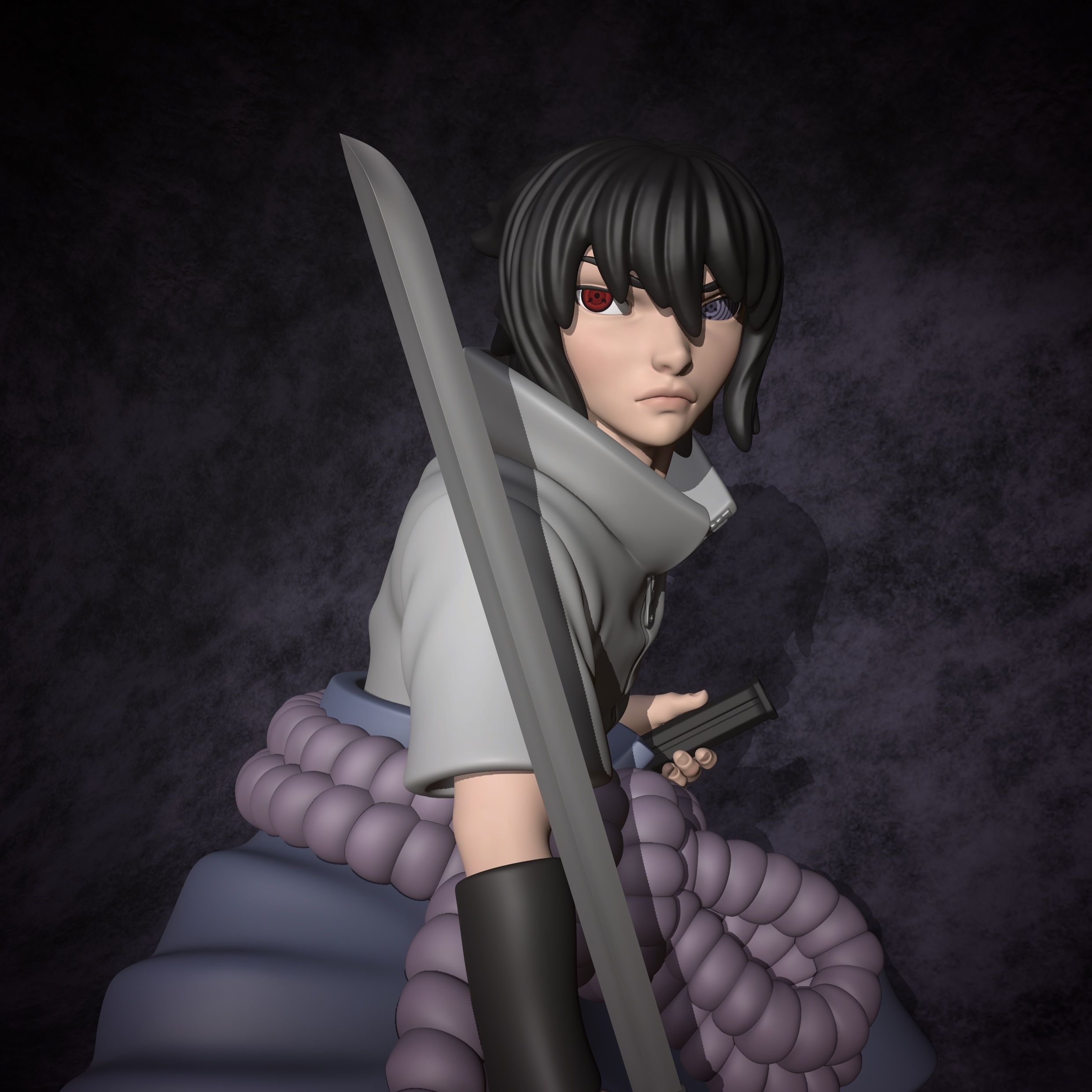 Sasuke 3D model 3D printable | CGTrader