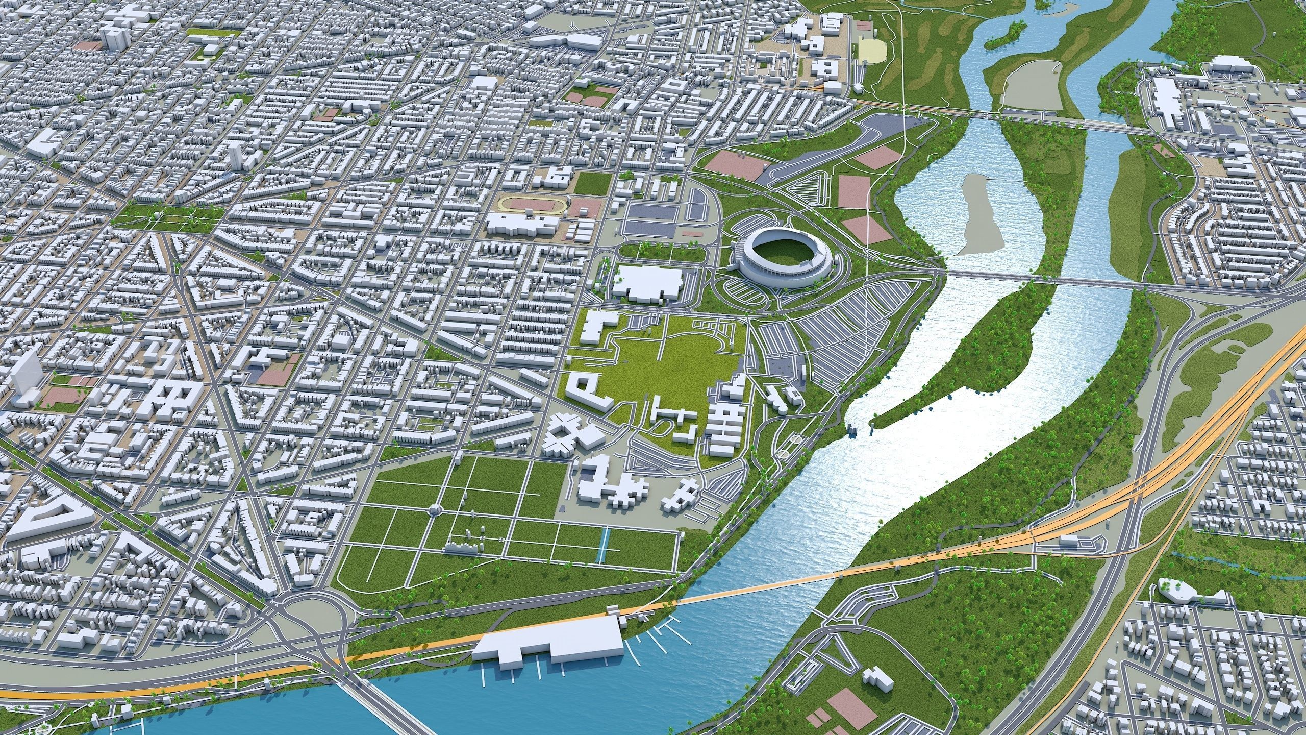 3D model Washington DC USA VR / AR / low-poly | CGTrader