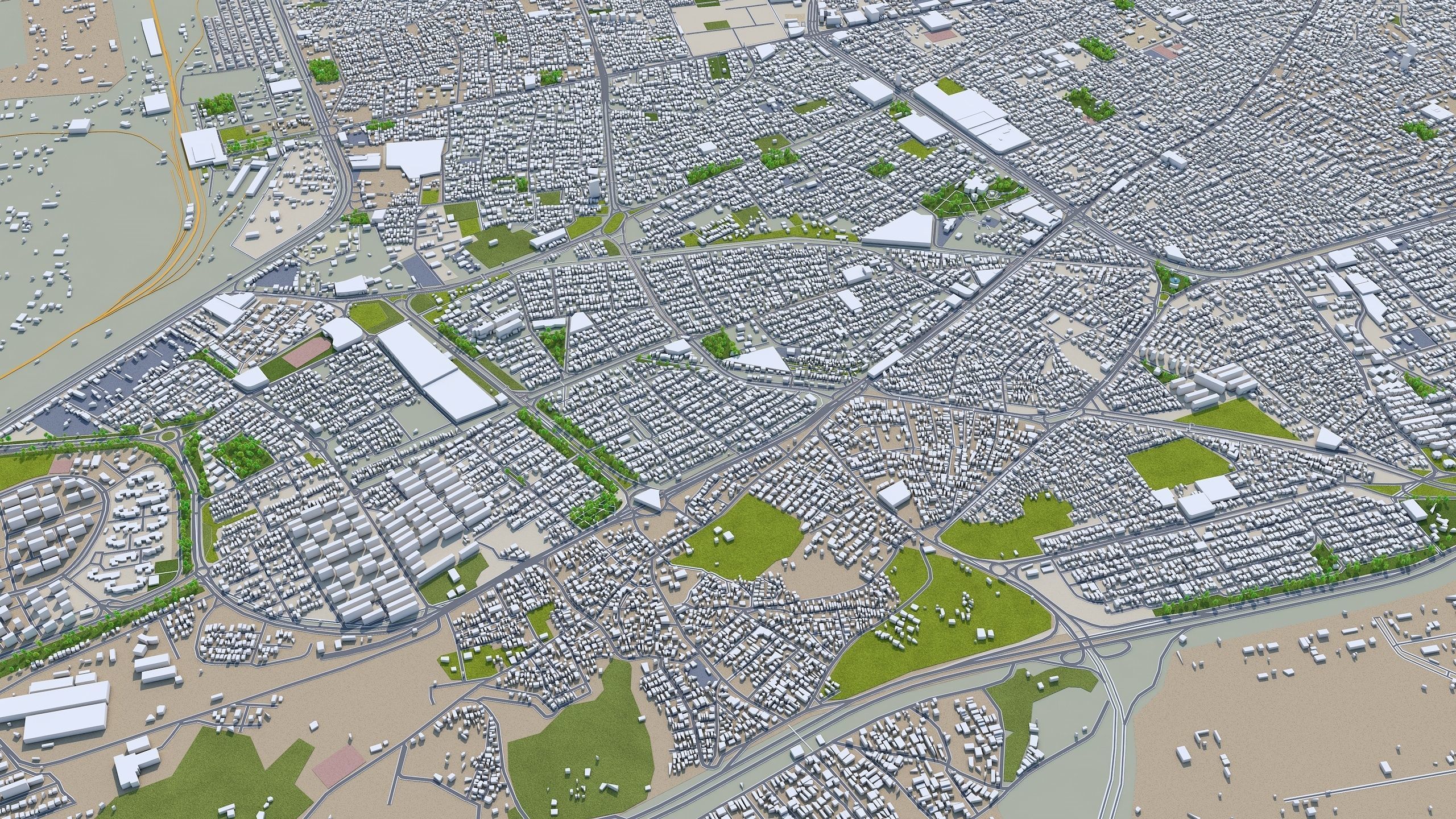 3D model Tabriz city Iran VR / AR / low-poly | CGTrader