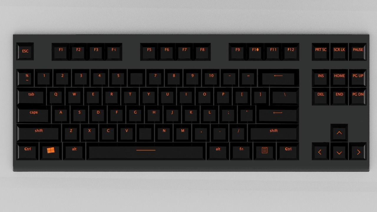Mechanical Keyboard 3D model 3D model | CGTrader