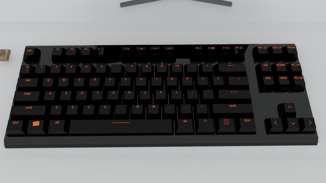 Mechanical Keyboard 3D model 3D model | CGTrader