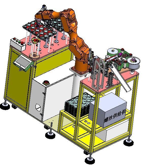 PCB board bracket automatic assembly machine 3D model | CGTrader
