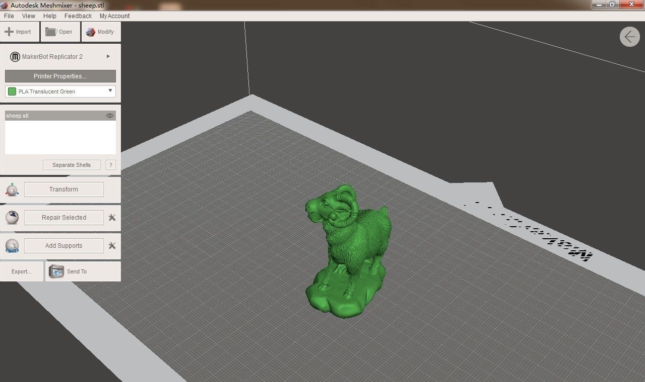 sheep 3D animal on computer screen 3D model 3D printable | CGTrader