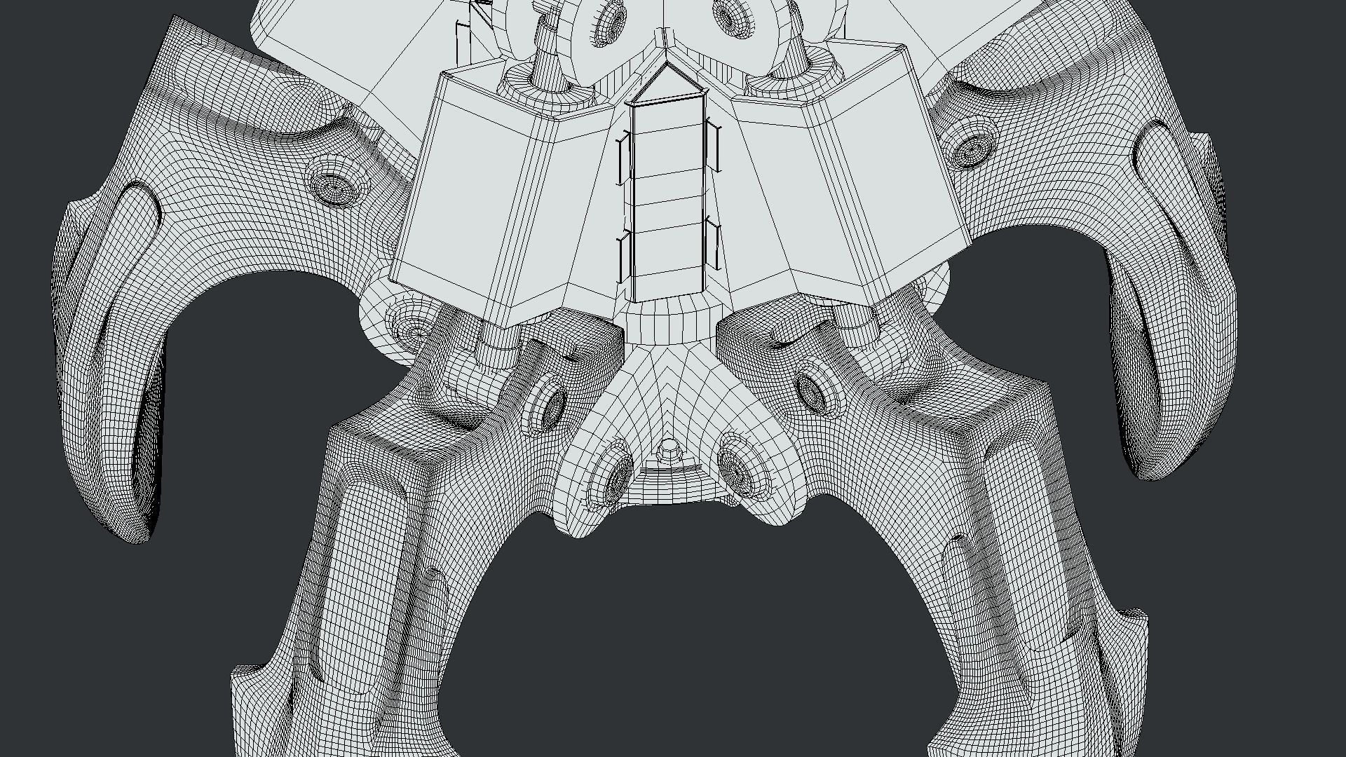 Modern Giant Grapple Mechanical grab 3D model | CGTrader