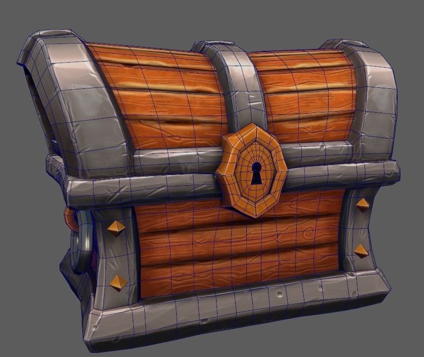 3D model Chest Stylized Game Asset VR / AR / low-poly | CGTrader