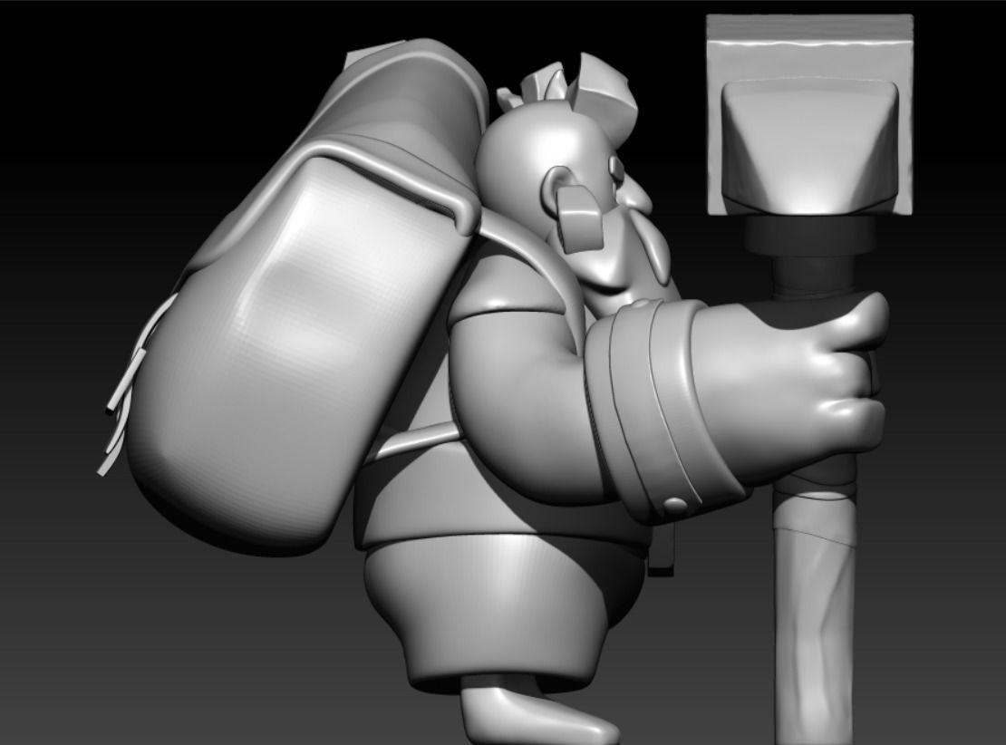 Stylized Dwarf 3D model | CGTrader