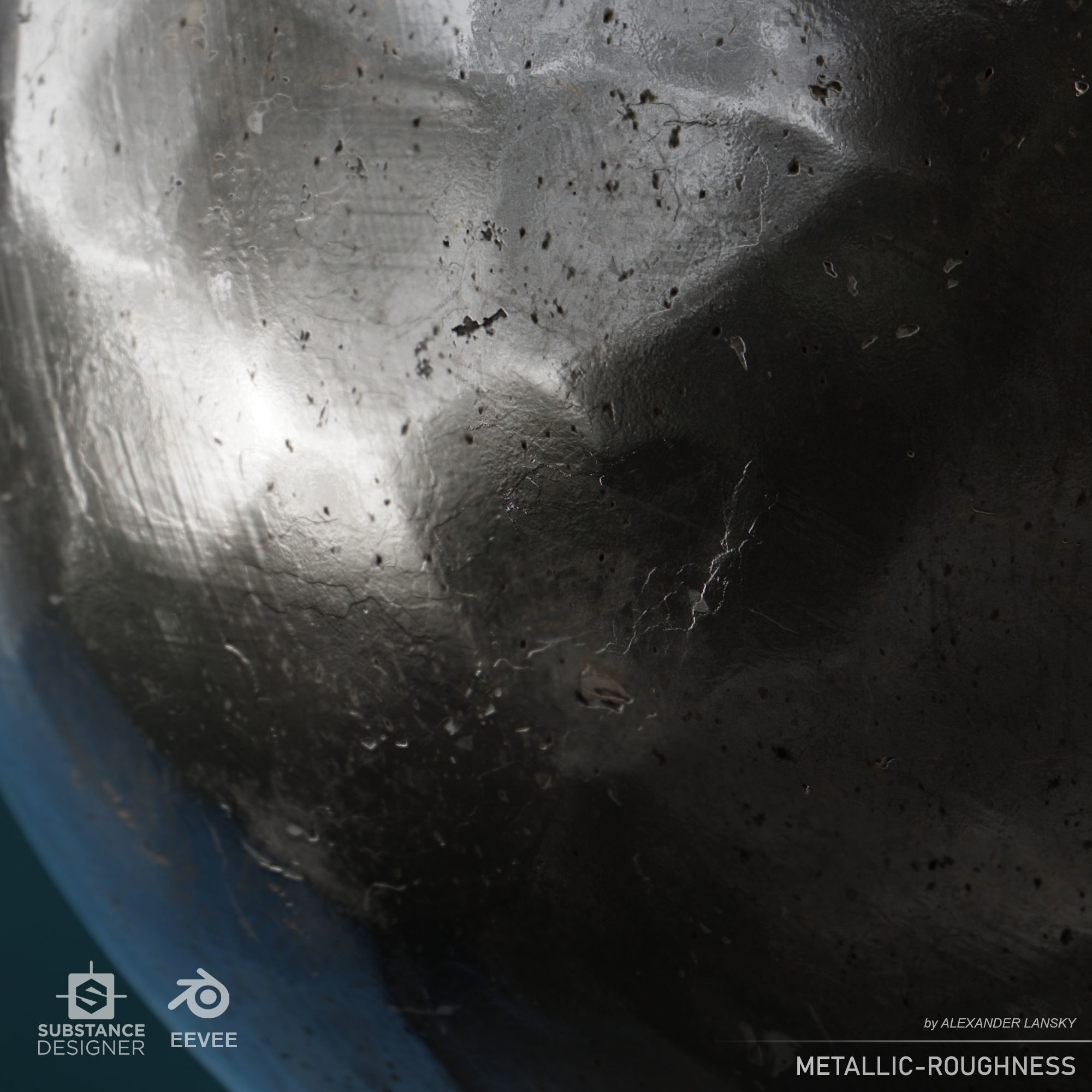 Texture Polished Hammered Iron seamless material VR / AR / low-poly ...