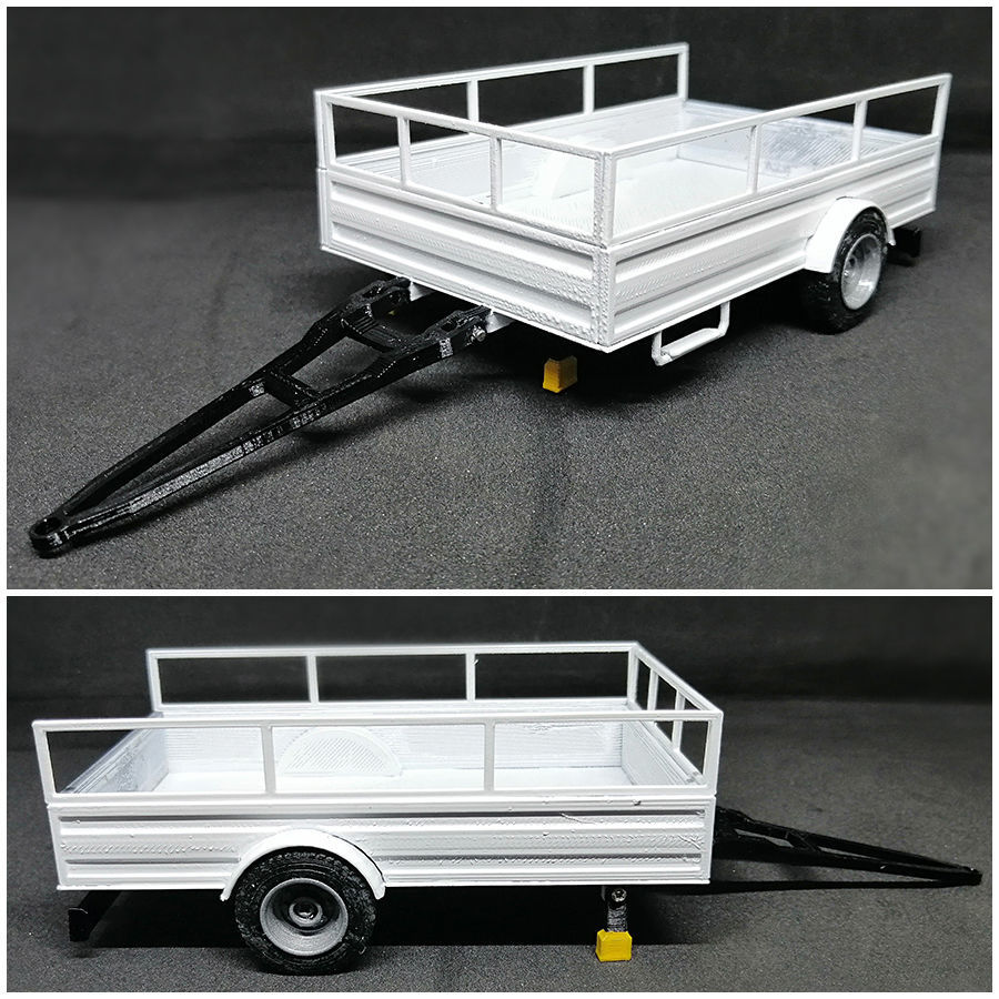 Trailer 3D model 3D printable | CGTrader