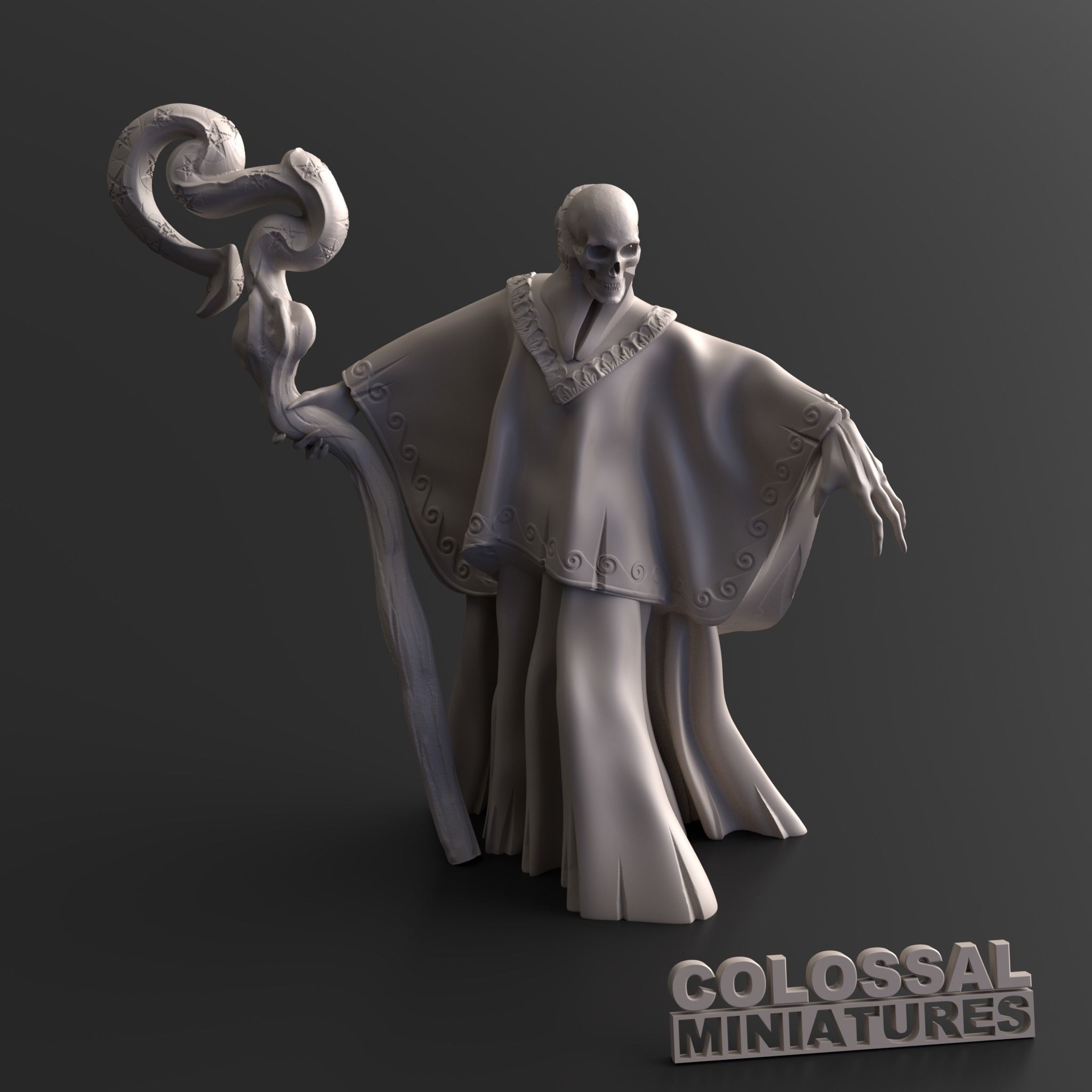 Lich A colossal miniatures 3D model 3D printable | CGTrader