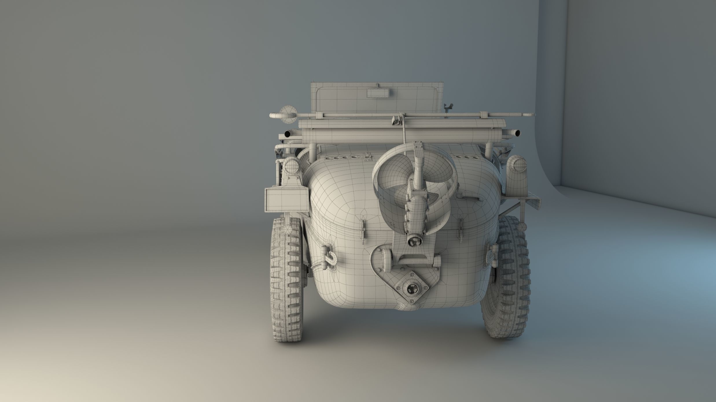 Volkswagen type 166 Schwimmwagen 3D model | CGTrader