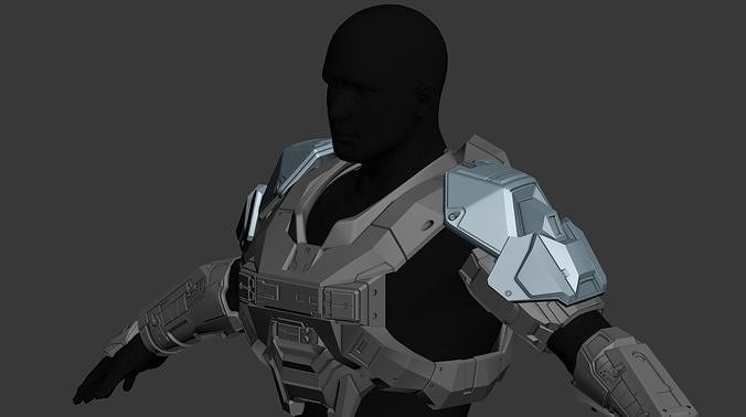 Reach ODST Shoulder Wearable 3D print Model 3D model 3D printable ...