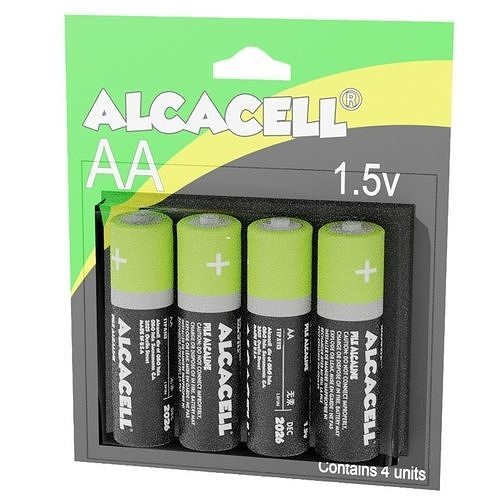 AA Battery with generic logo 3D model | CGTrader