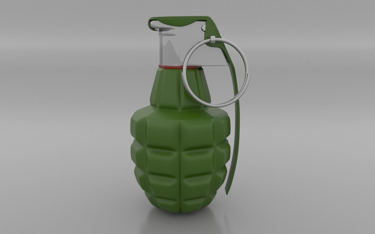 Hand Grenade Mk2 Fragmentation 3D model | CGTrader
