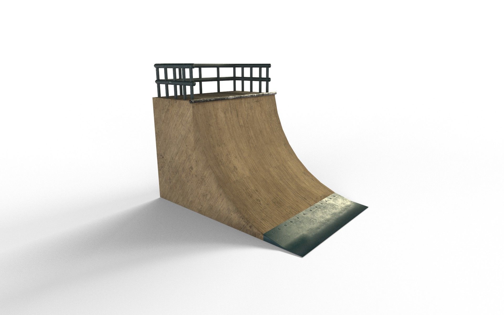 skate ramp free 3D model | CGTrader