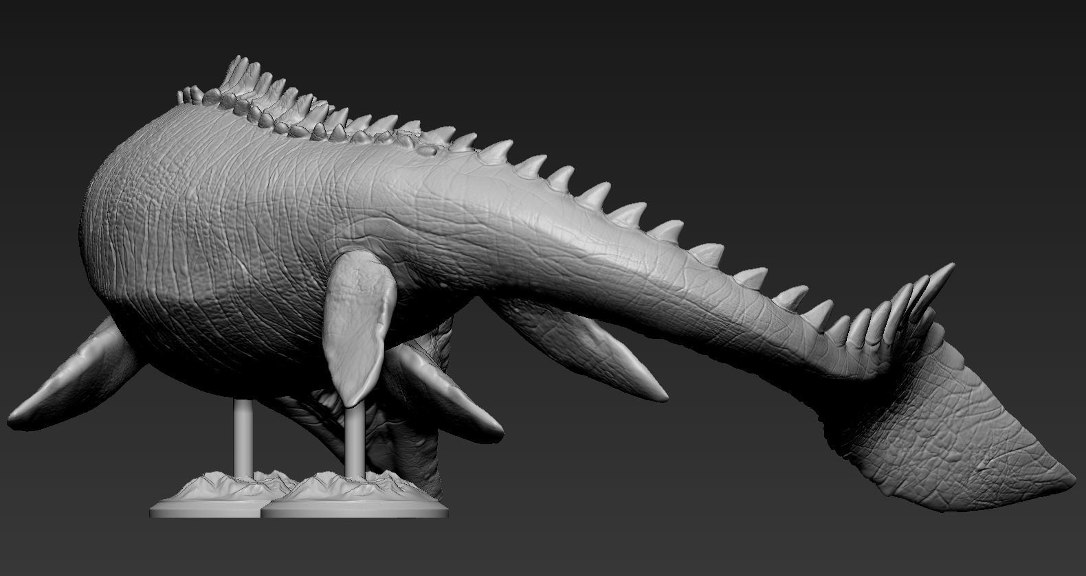 Mosasaurus 3D model 3D printable | CGTrader
