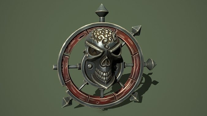 3D model Pirate Rudder VR / AR / low-poly | CGTrader