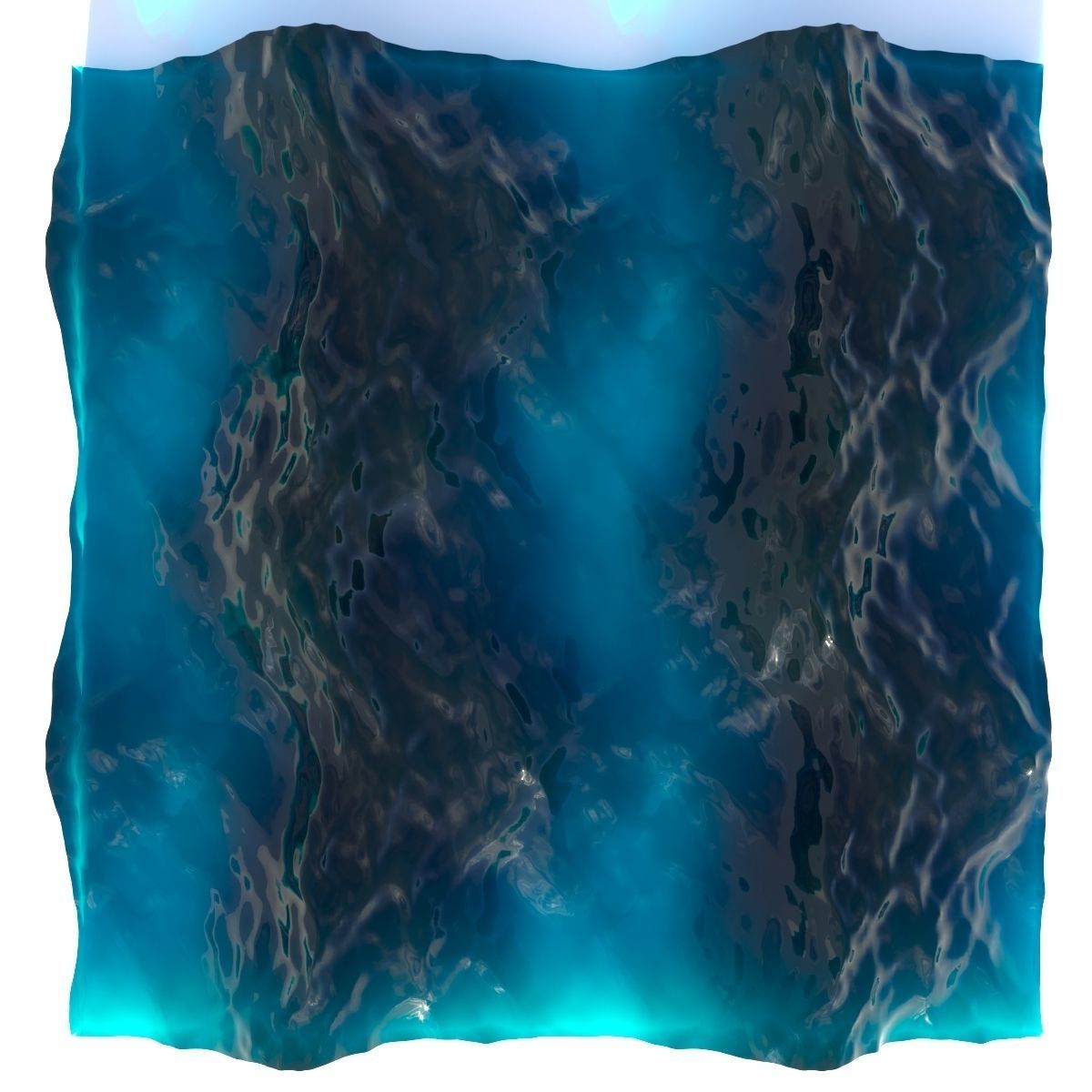 Ocean Print 9 3D model 3D printable | CGTrader