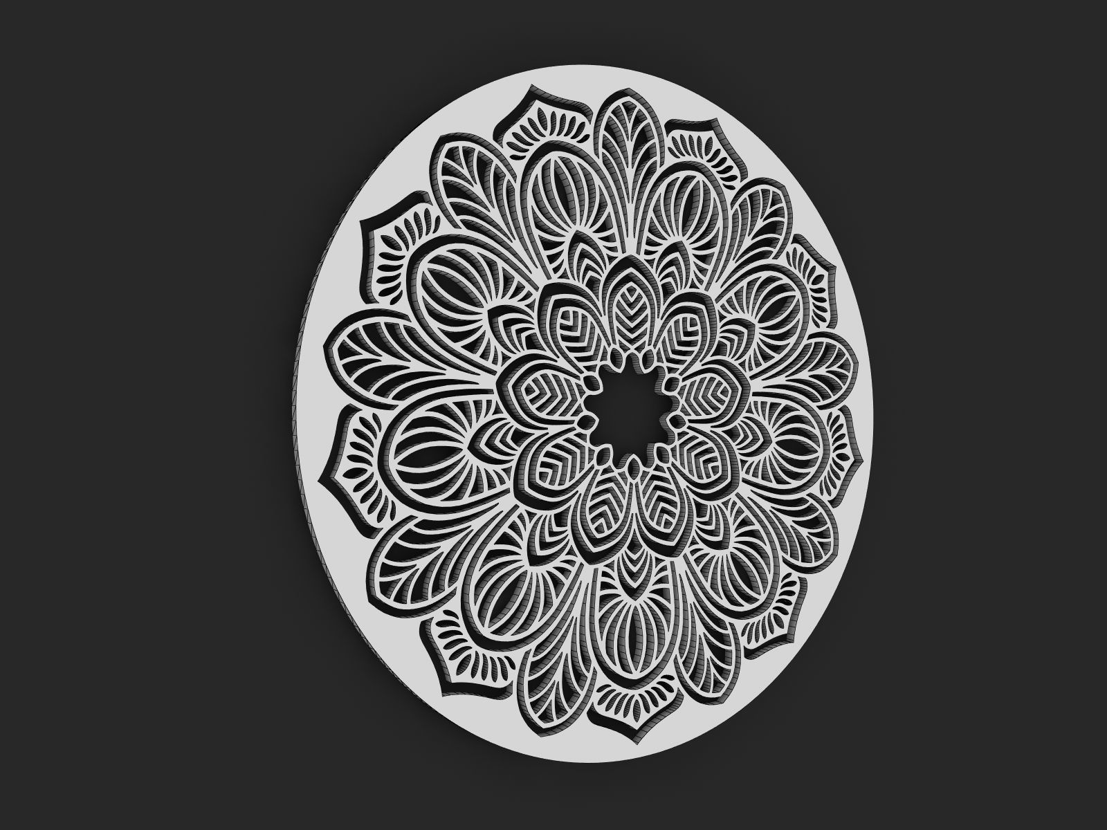 Mandala 3D model | CGTrader