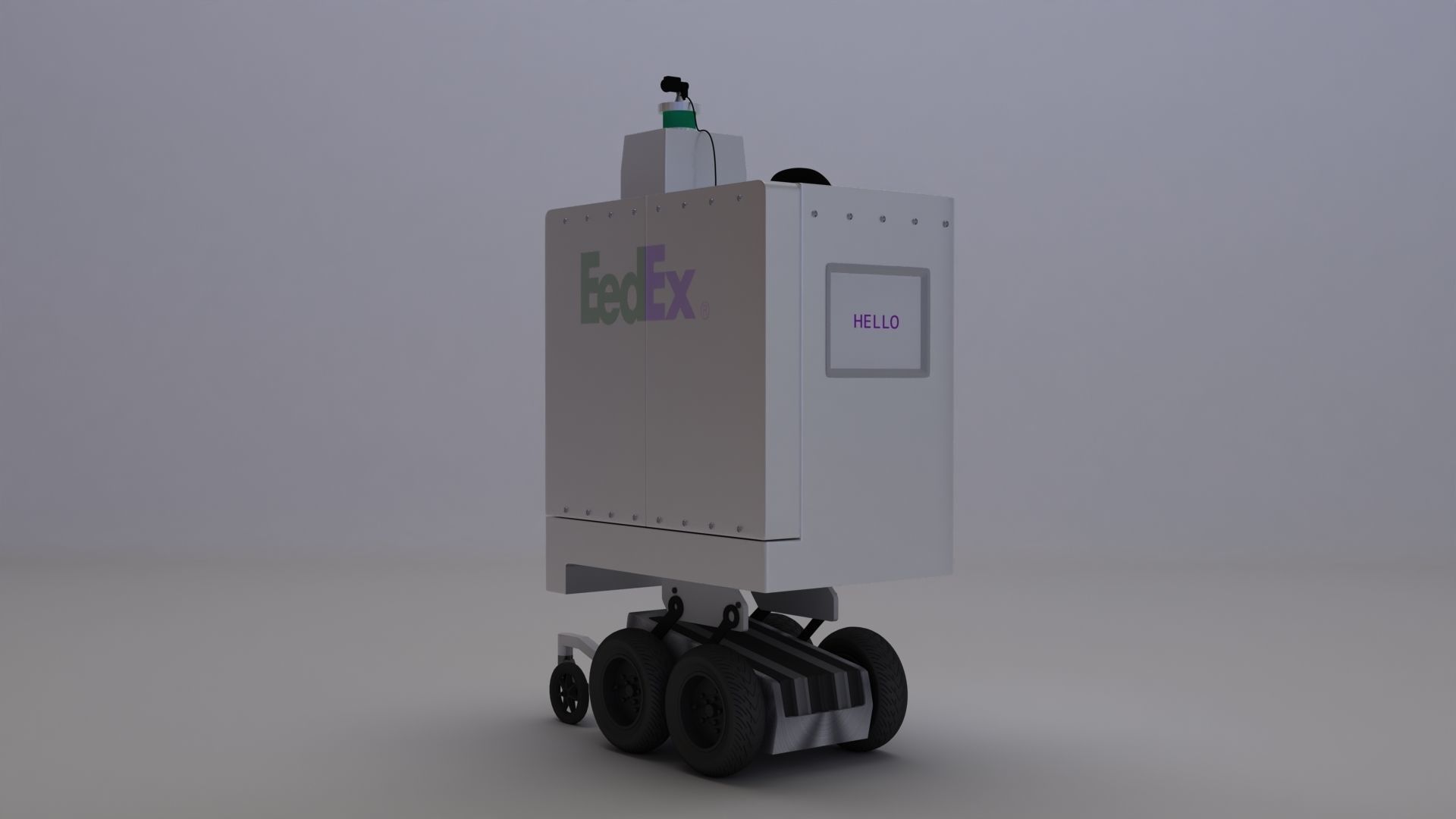 Delivery Robot 3D model | CGTrader
