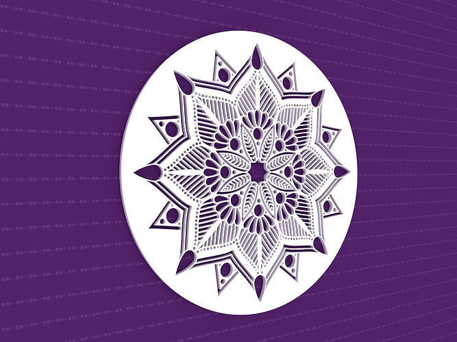 Mandala 3D model | CGTrader