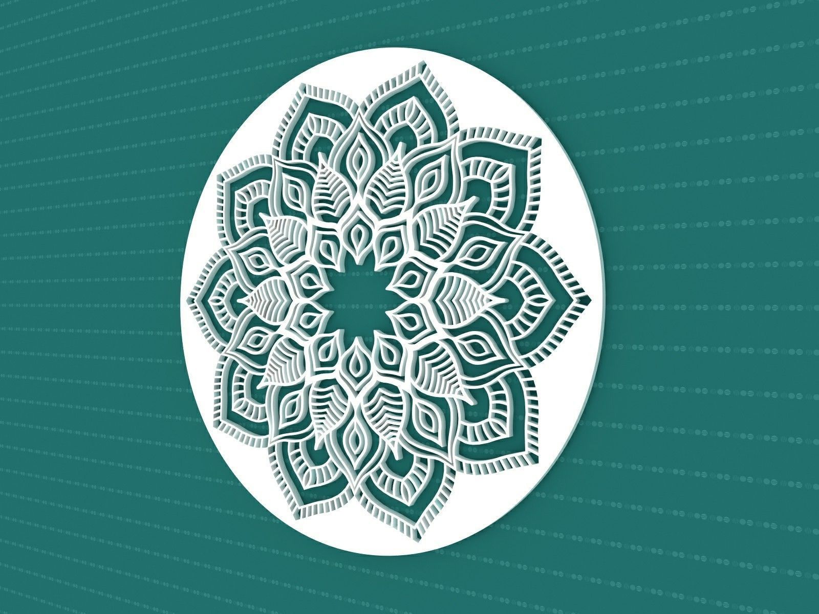 Mandala 3D model | CGTrader