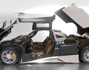 Animated Pagani 3D Models | CGTrader