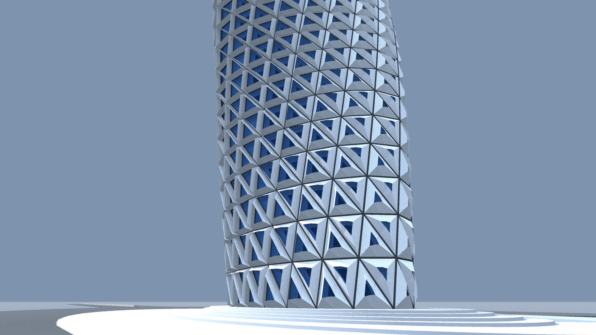 Parametric Twisted Skyscraper with Grasshopper 3D model | CGTrader