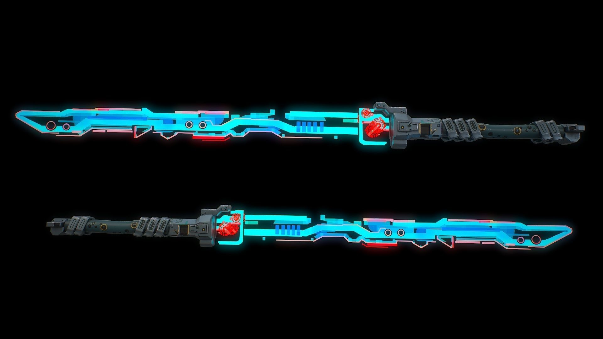 3D model Low poly sci fi energy sword weapon VR / AR / low-poly | CGTrader