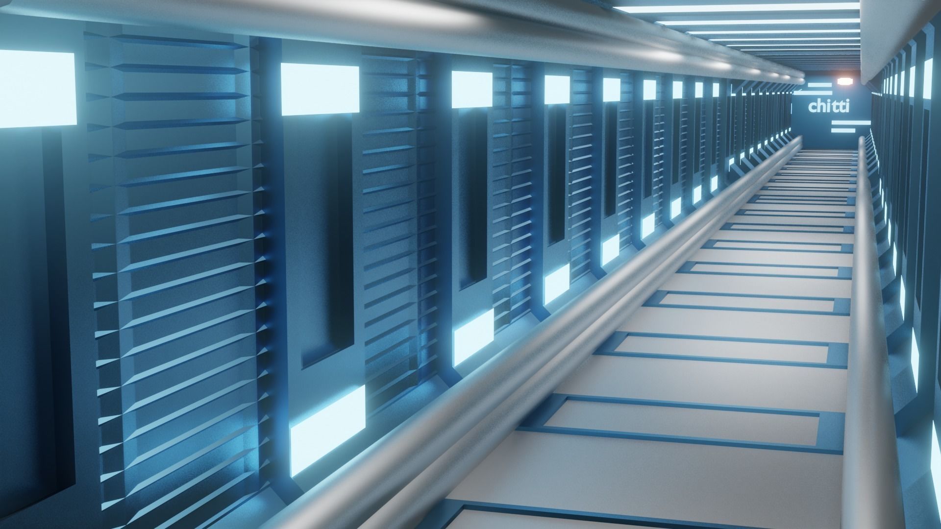 Science fiction set free 3D model animated | CGTrader