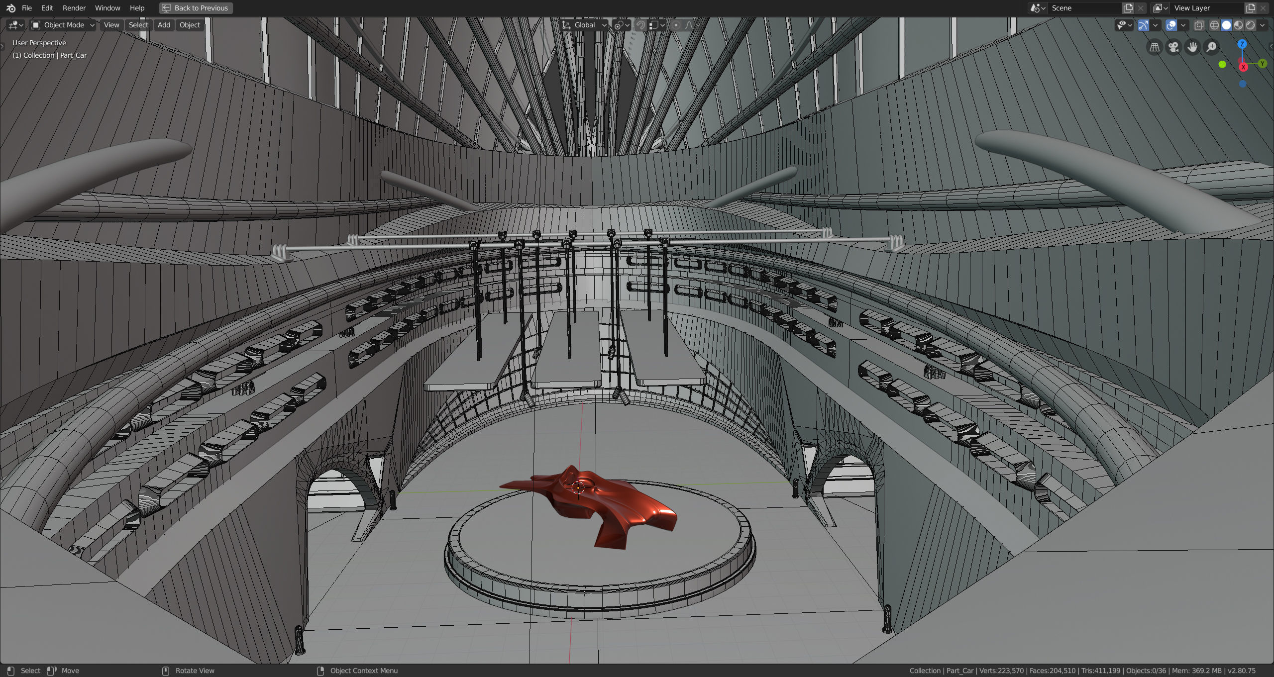 3D model Art Museum Low-poly 3D model VR / AR / low-poly | CGTrader