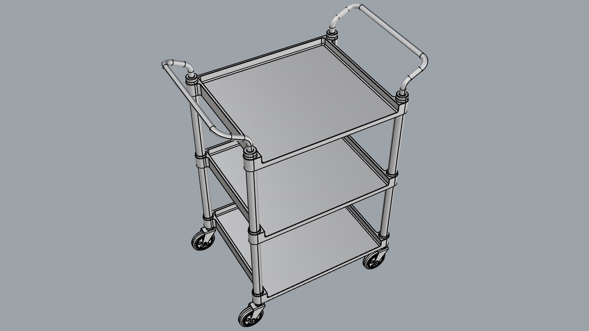 Generic Cart Transport Small 01 3D model | CGTrader