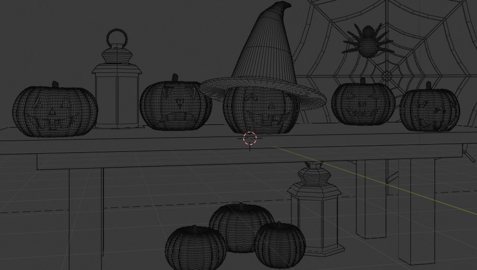Halloween pumpkins Jack-O-Lantern 3D model | CGTrader