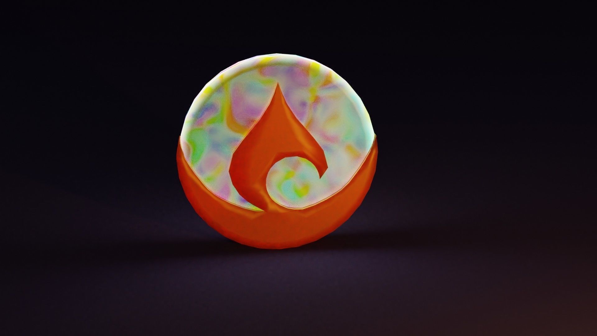 Fire Coin free VR / AR / low-poly 3D model animated | CGTrader