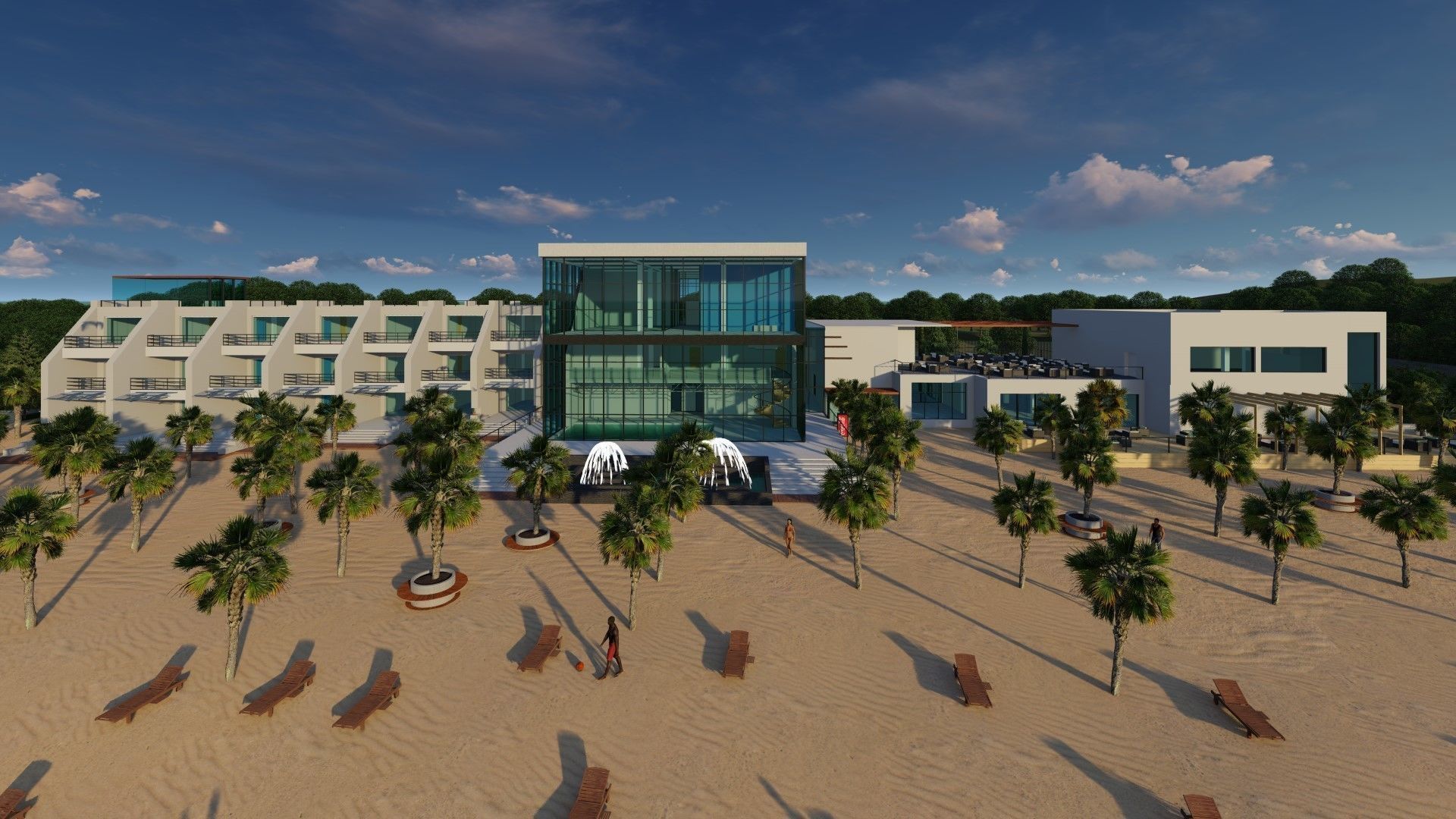 Resort Project On The beach Revit 3D model | CGTrader