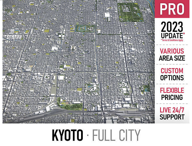 3D model Kyoto VR / AR / low-poly | CGTrader