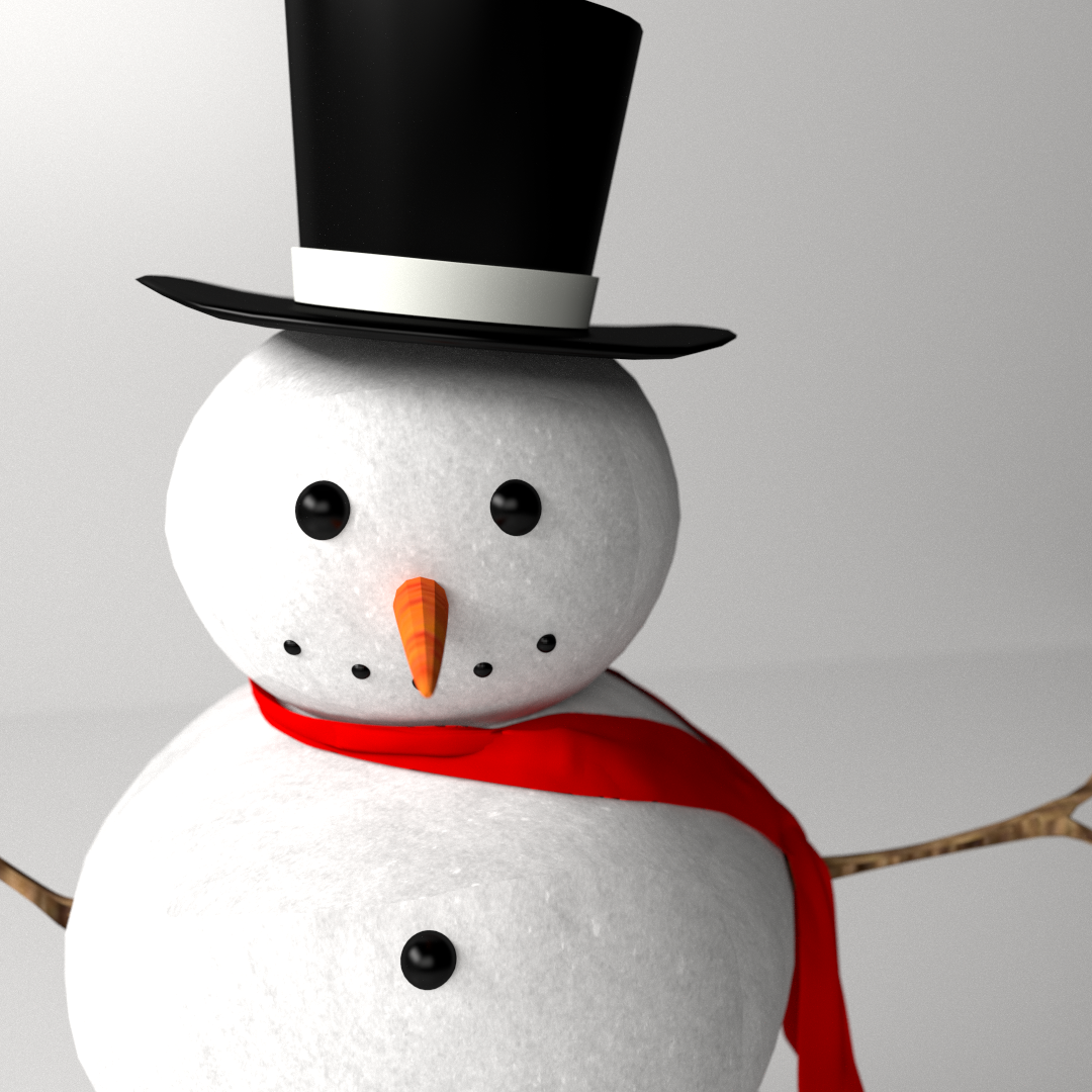 Snowman 3D model | CGTrader