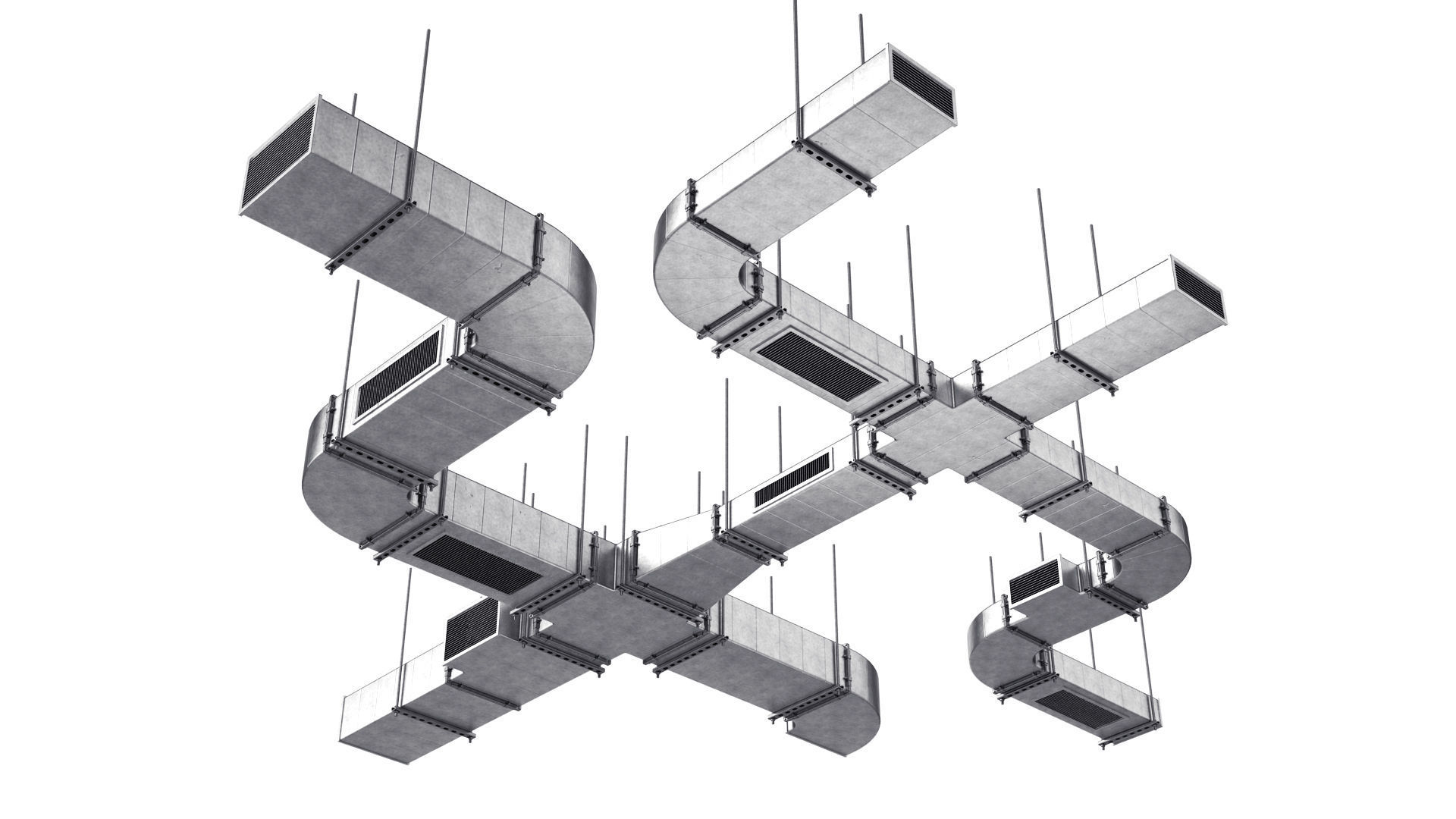 Ceiling ventilation 3D model | CGTrader