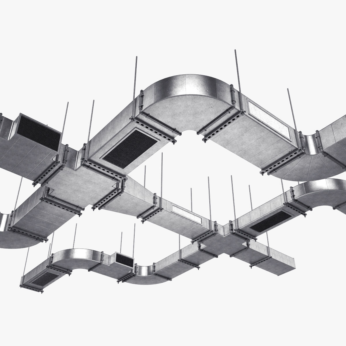Ceiling ventilation 3D model | CGTrader