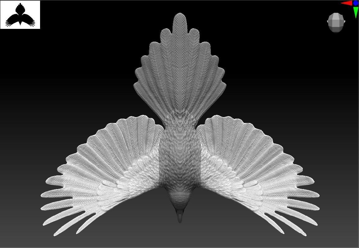 Magpie 3D model 3D printable | CGTrader