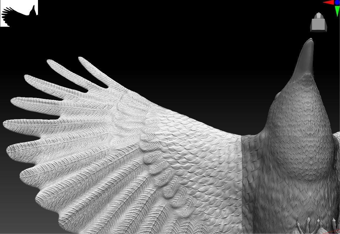 Magpie 3D model 3D printable | CGTrader