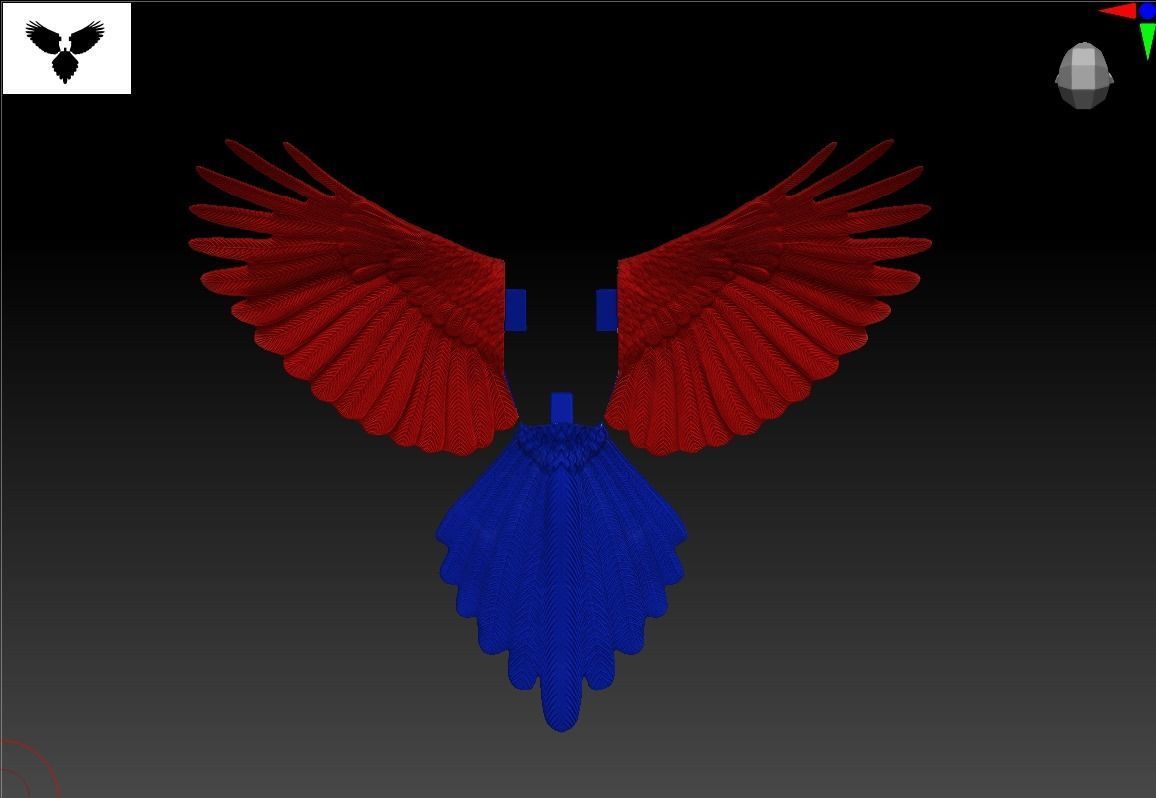 Magpie 3D model 3D printable | CGTrader