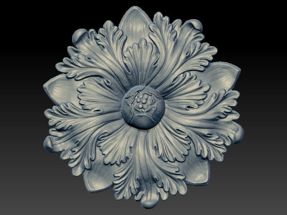 FLORAL PATTERN 3D model | CGTrader