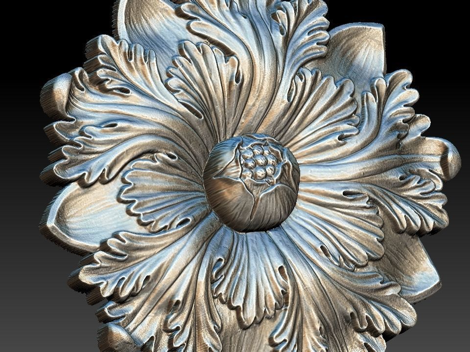 FLORAL PATTERN 3D model | CGTrader